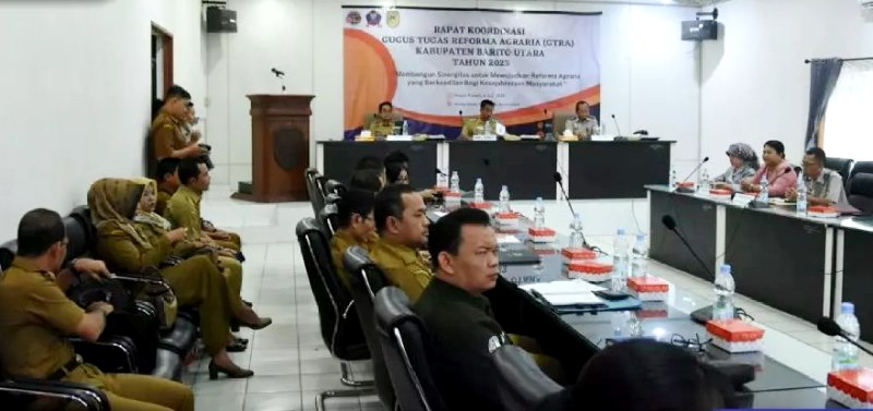 Wakil Bupati Sugianto Panala Putra Buka Rakor Gugus Tugas Reforma Agraria